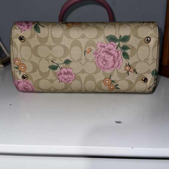 Coach | Bags | Coach Pink Flower Bag | Poshmark